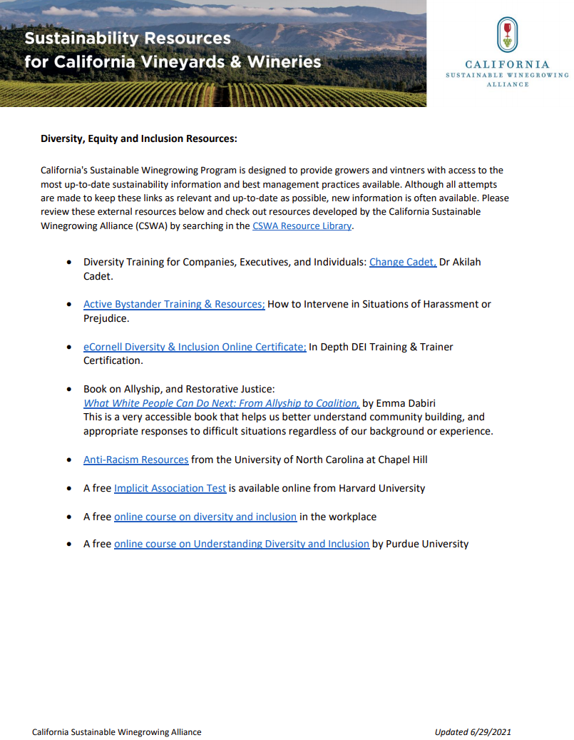 CSWA Resource Library